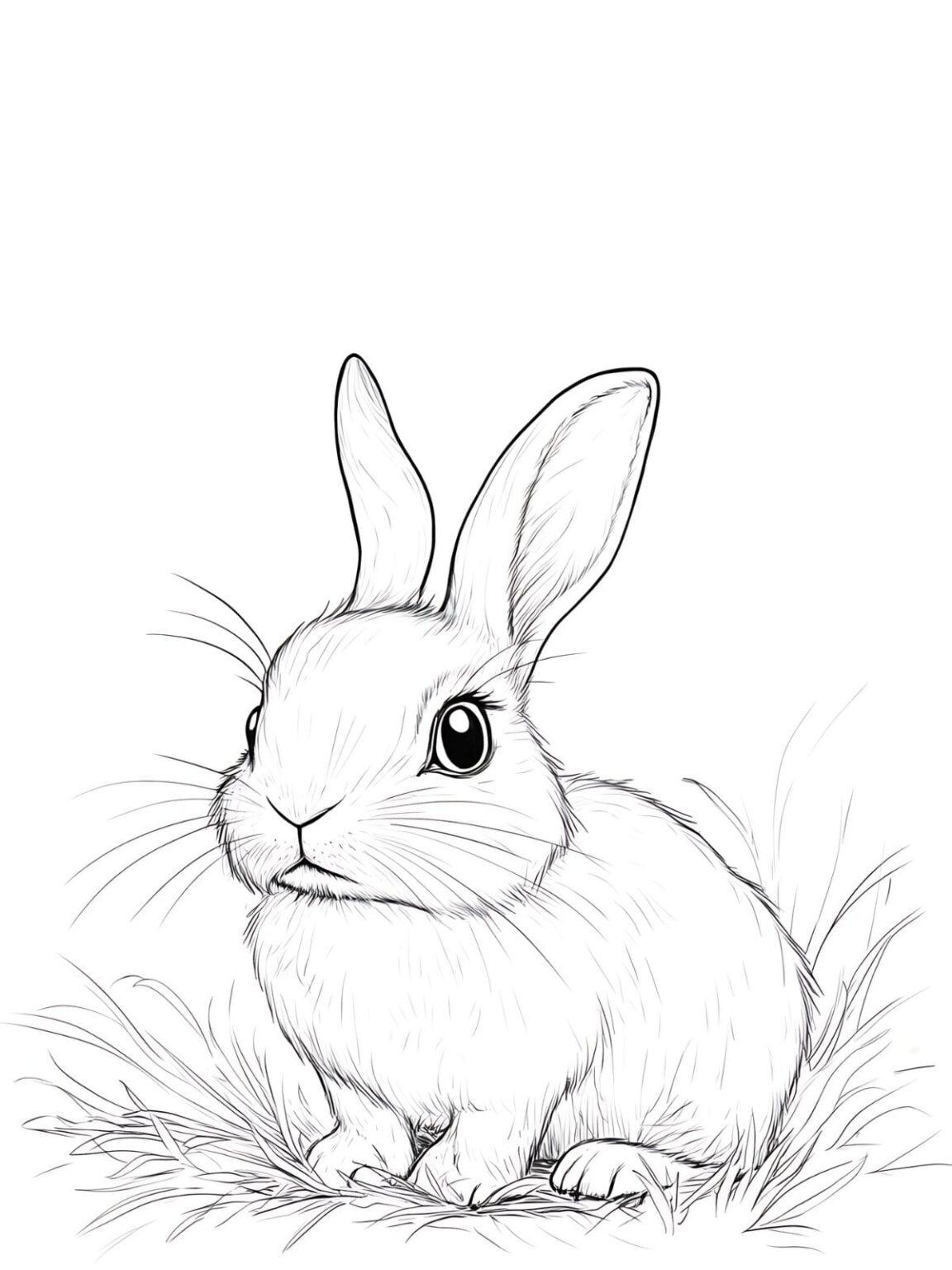 Viel Spaß mit 20 kostenlosen Ausmalbilder Hase - Malvorlagen.net