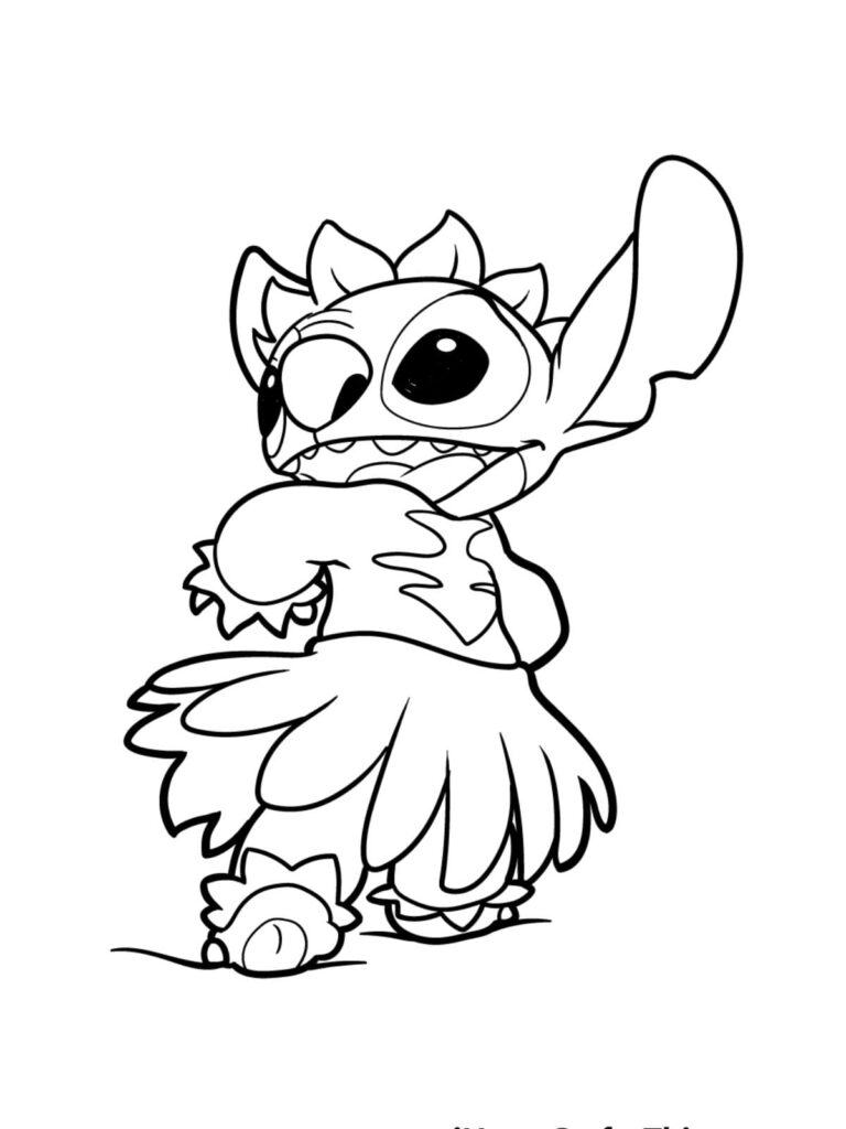 20 lebendige Stitch Ausmalbilder für endlosen Spaß - Malvorlagen.net