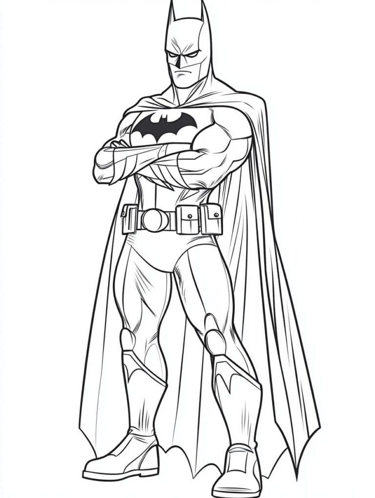 +20 Batman-Ausmalbilder Heldenhaftes Abenteuer für Kinder - Malvorlagen.net