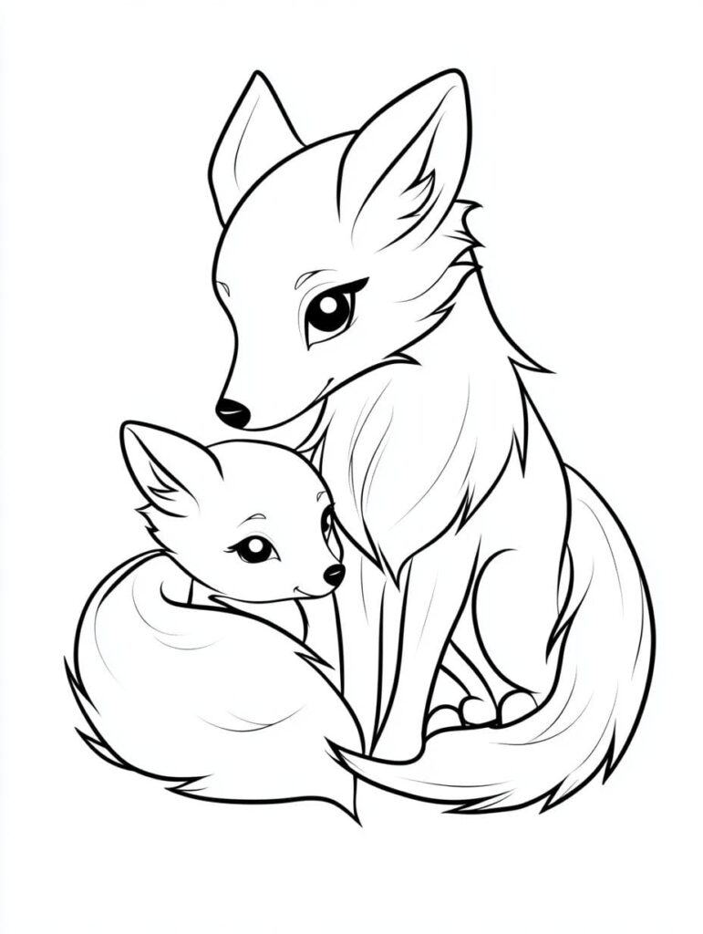 20 süße Ausmalbilder Fuchs, die die Fantasie anregen - Malvorlagen.net