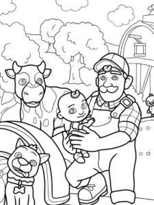 Fröhlicher Malspaß mit J.J mit 20+ Cocomelon Ausmalbilder - Malvorlagen.net