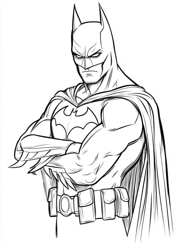 +20 Batman-Ausmalbilder Heldenhaftes Abenteuer für Kinder - Malvorlagen.net