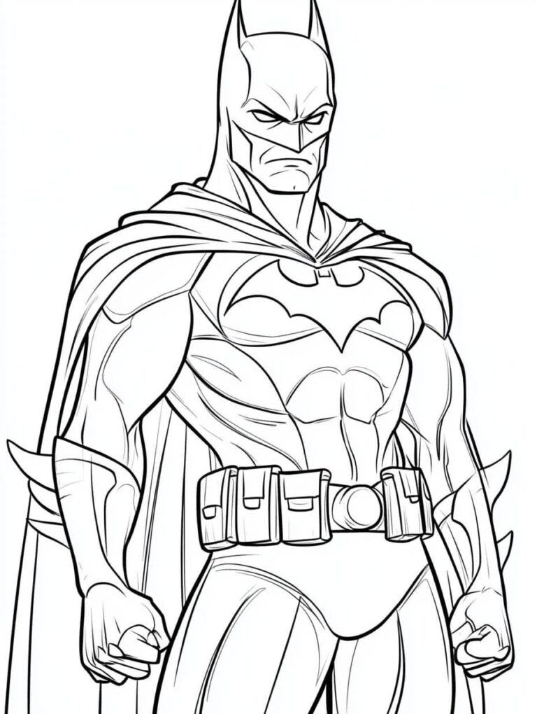 +20 Batman-Ausmalbilder Heldenhaftes Abenteuer für Kinder - Malvorlagen.net