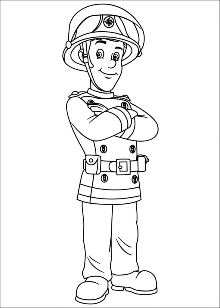 20 Ausmalbilder von Feuerwehrmann Sam und seinen Abenteuern - Malvorlagen.net