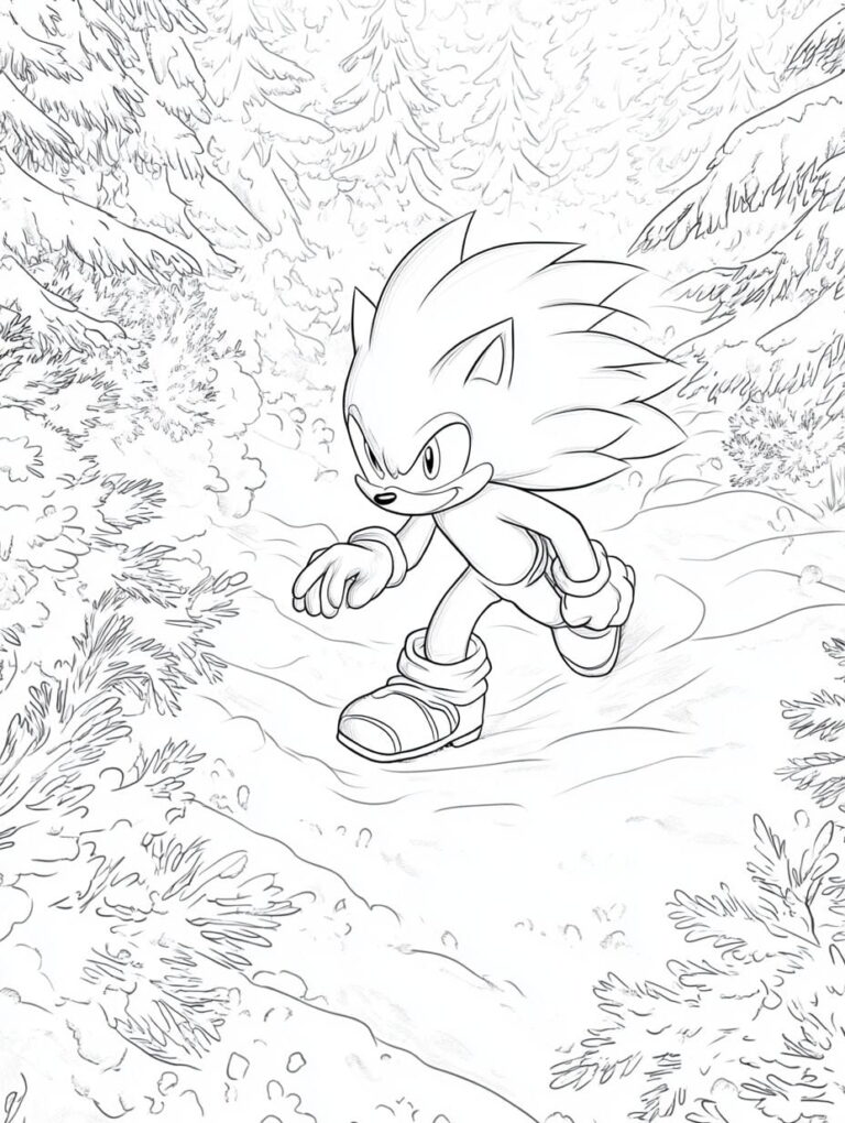 20 kostenlose Sonic Shadow Ausmalbilder für Kinder - Malvorlagen.net